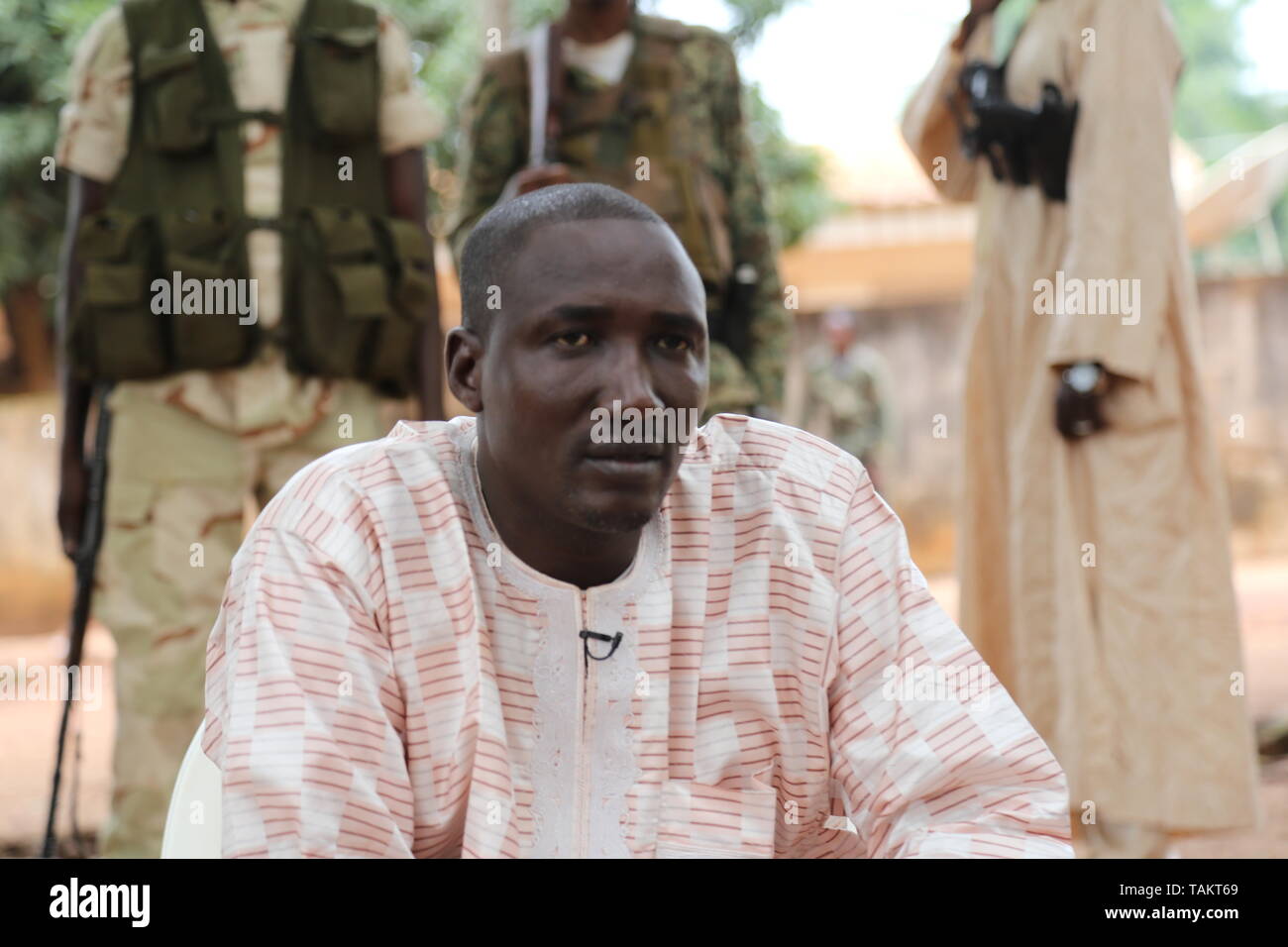 Central African rebel leader Ali Darissa Stock Photo - Alamy