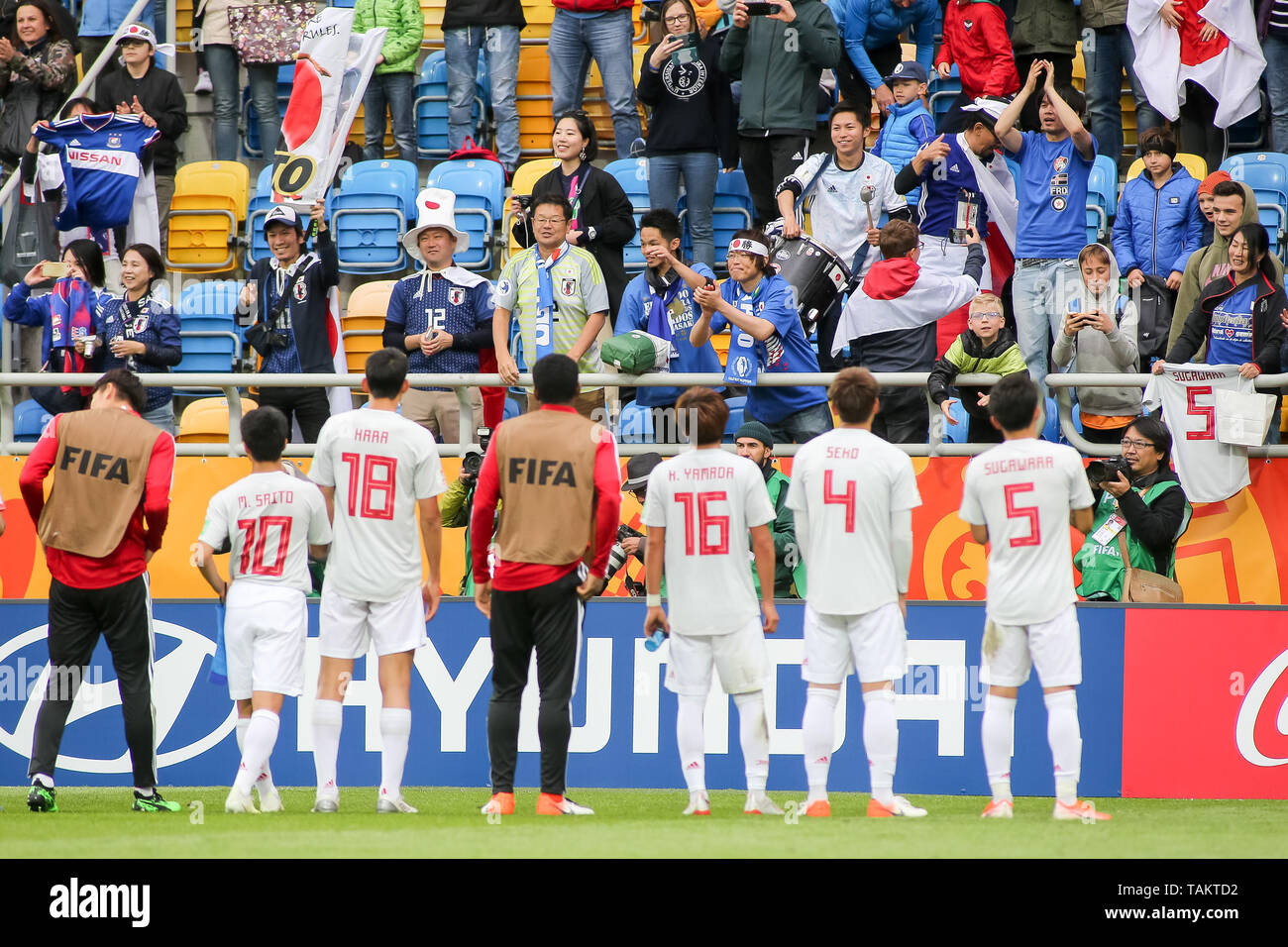 Gdynia Stadium, Gdynia, Poland - 26th May, 2019: Mitsuki Saito (c ...