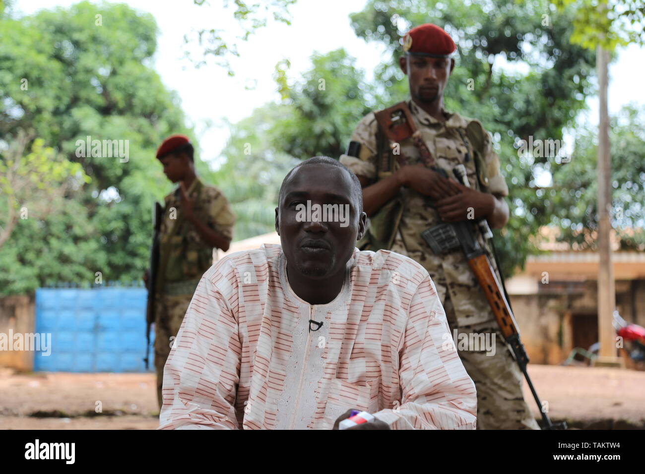 Central African rebel leader Ali Darissa Stock Photo - Alamy