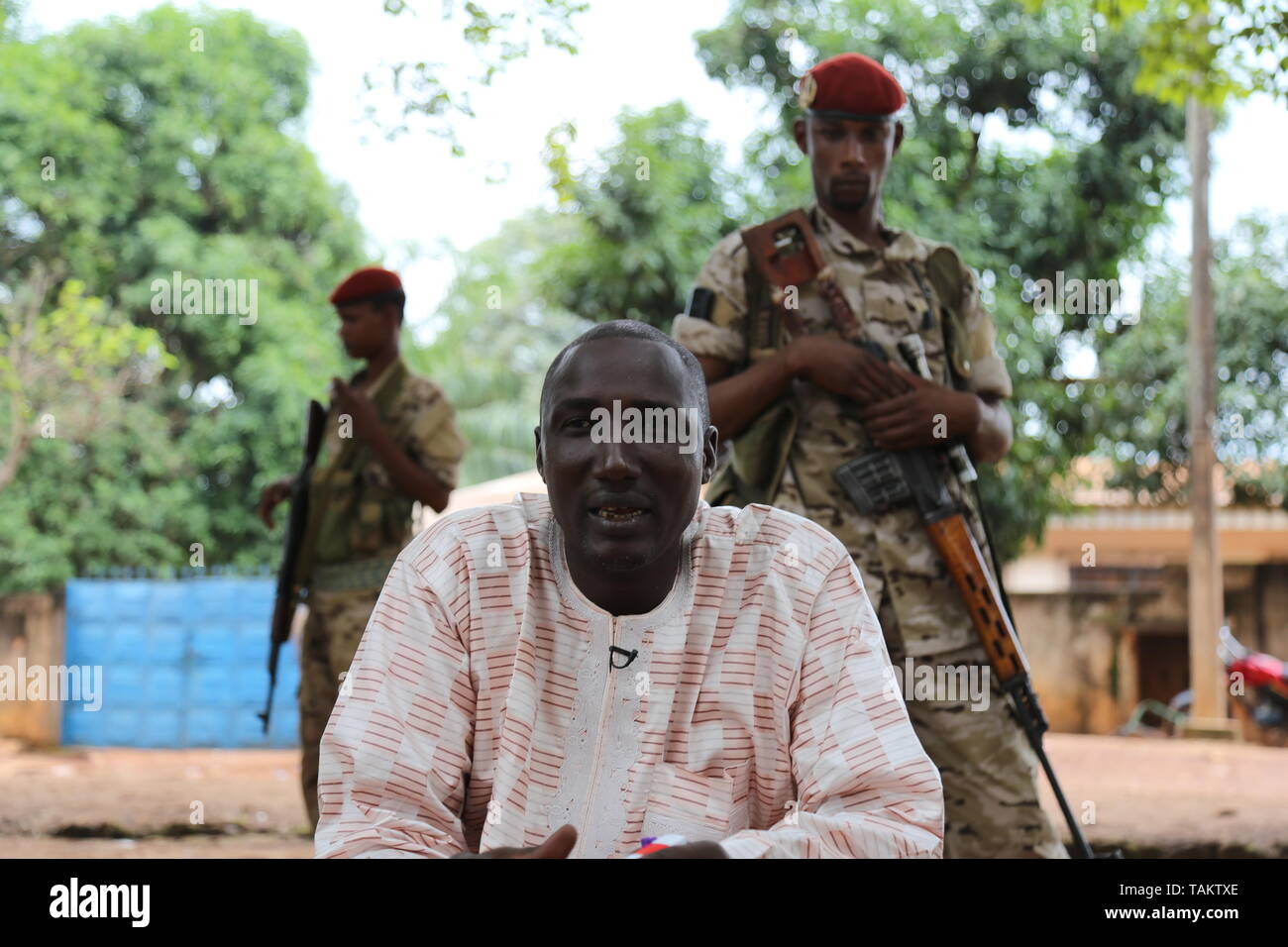 Central African rebel leader Ali Darissa Stock Photo - Alamy