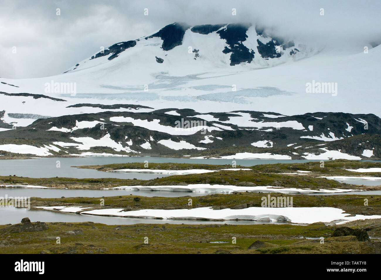 the mountain Fannaråki / Hurrungane / jotunheimen / norway Stock Photo ...