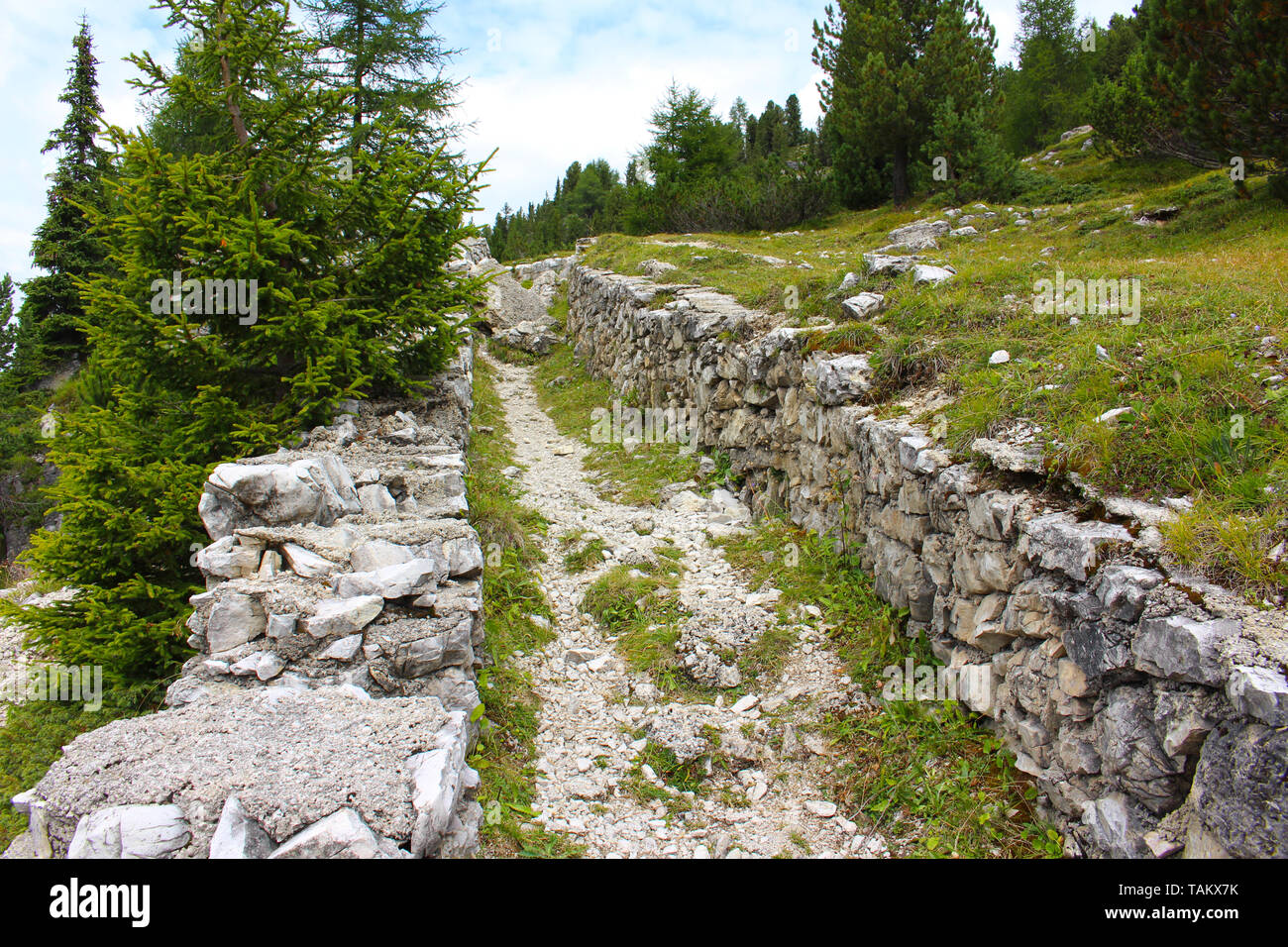 First World War Italian Trenches High Resolution Stock Photography and ...