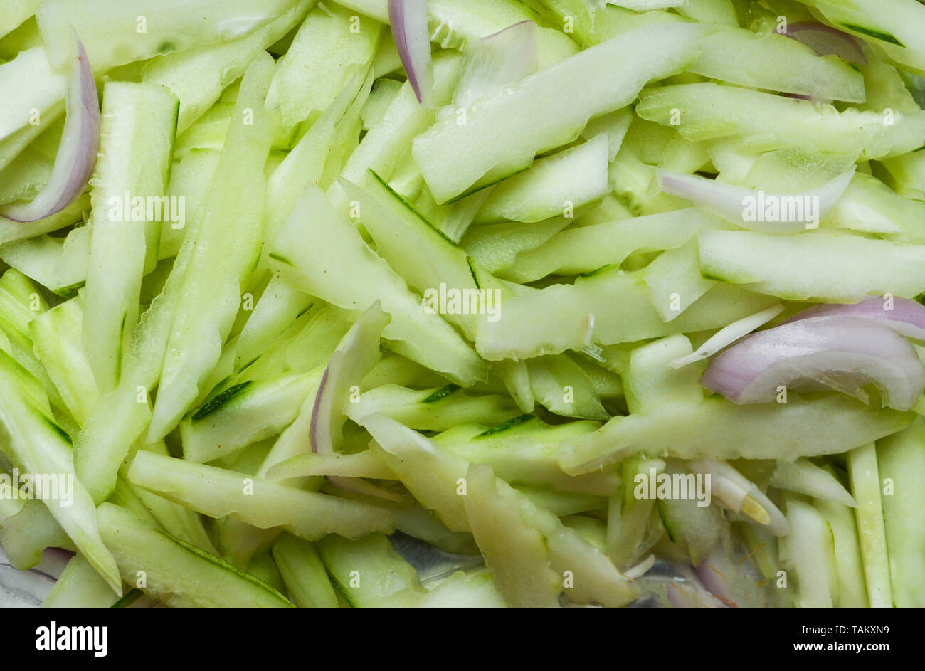 Shredded cucumber hi-res stock photography and images - Alamy