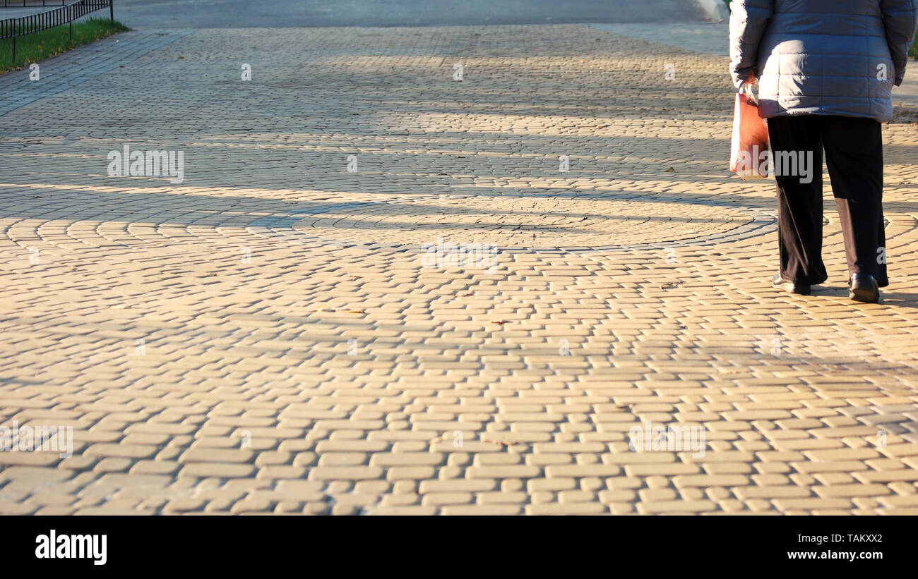 Faceless people walking park hi-res stock photography and images - Alamy