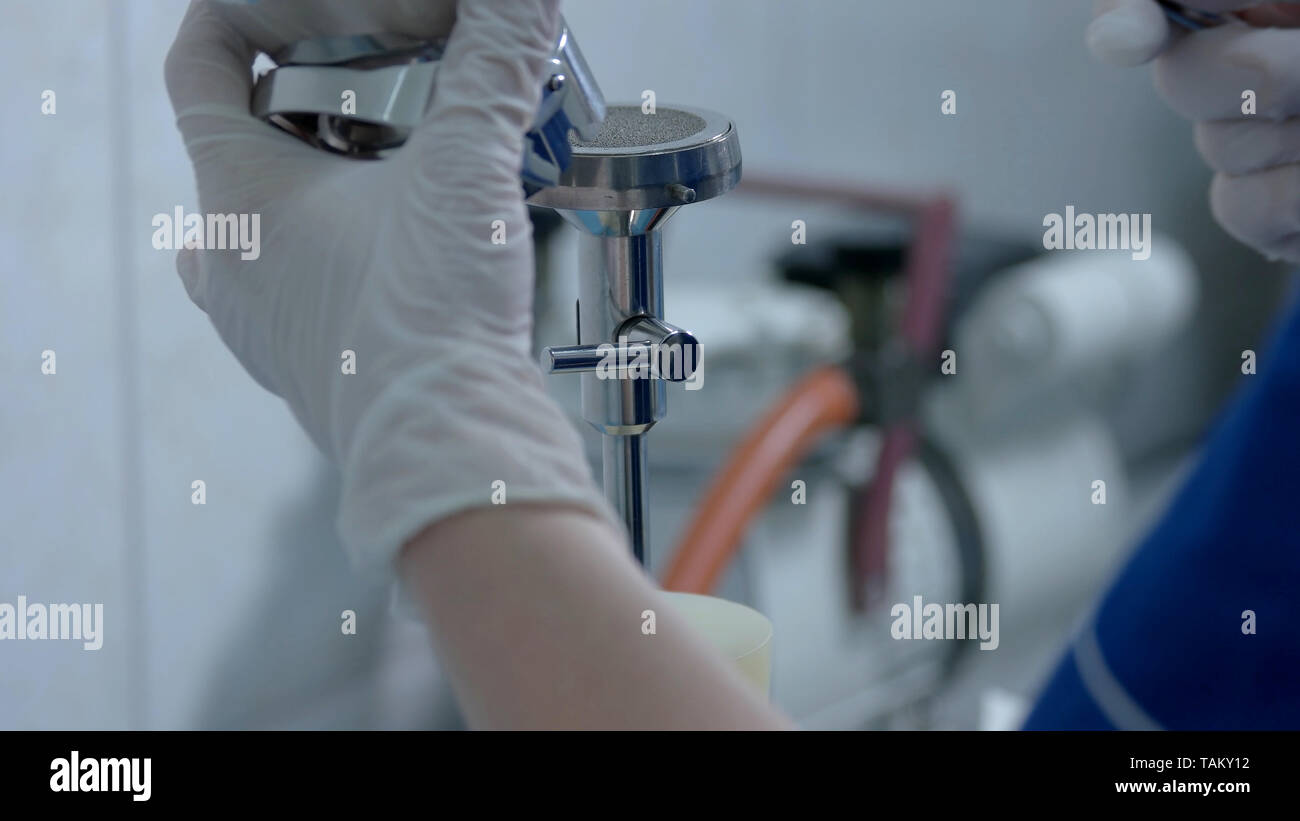 Realistic chemical laboratory test hi-res stock photography and images ...
