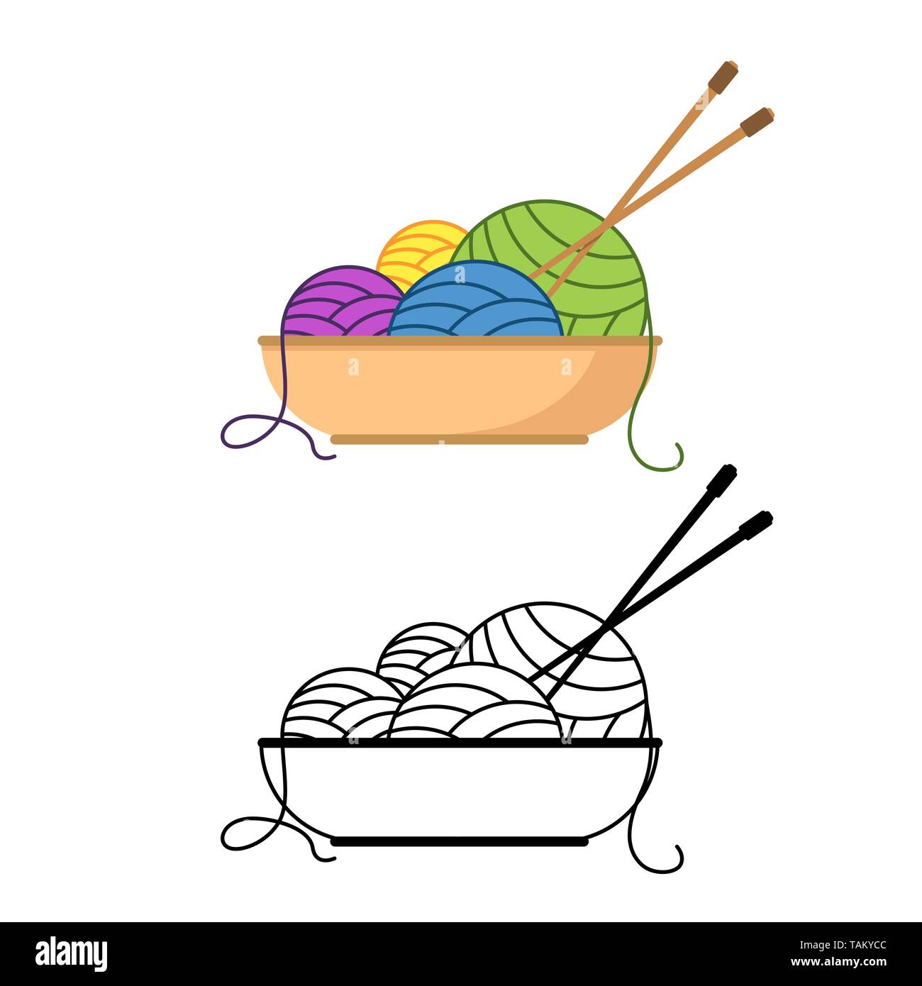 Yarn string art Stock Vector Images - Alamy