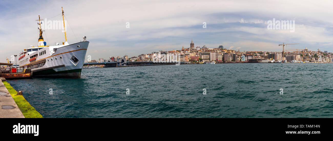 Western part of Istanbul Panorama during afternoon Stock Photo - Alamy