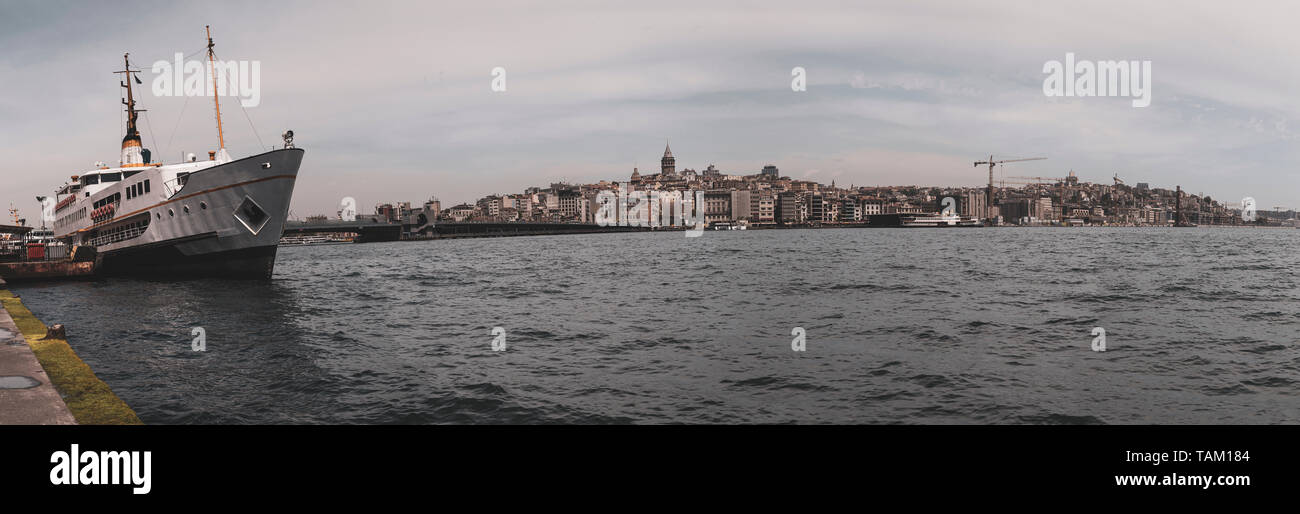 Western part of Istanbul Panorama during afternoon Stock Photo - Alamy