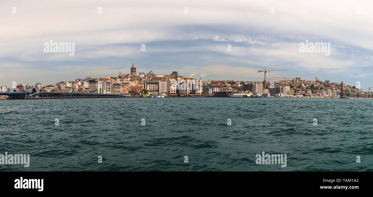 Western part of Istanbul Panorama during afternoon Stock Photo - Alamy