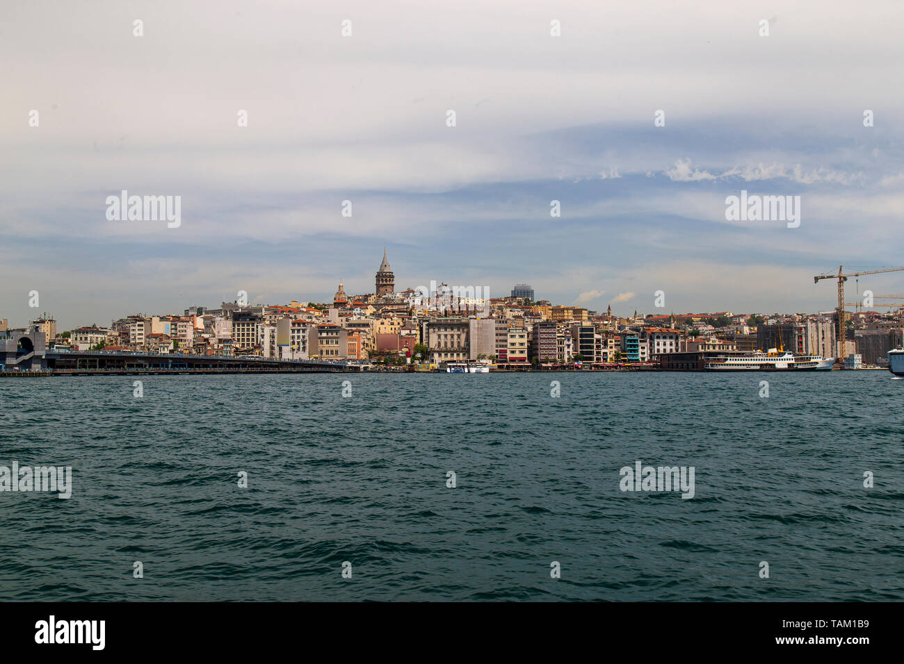 Western part of Istanbul Panorama during afternoon Stock Photo - Alamy