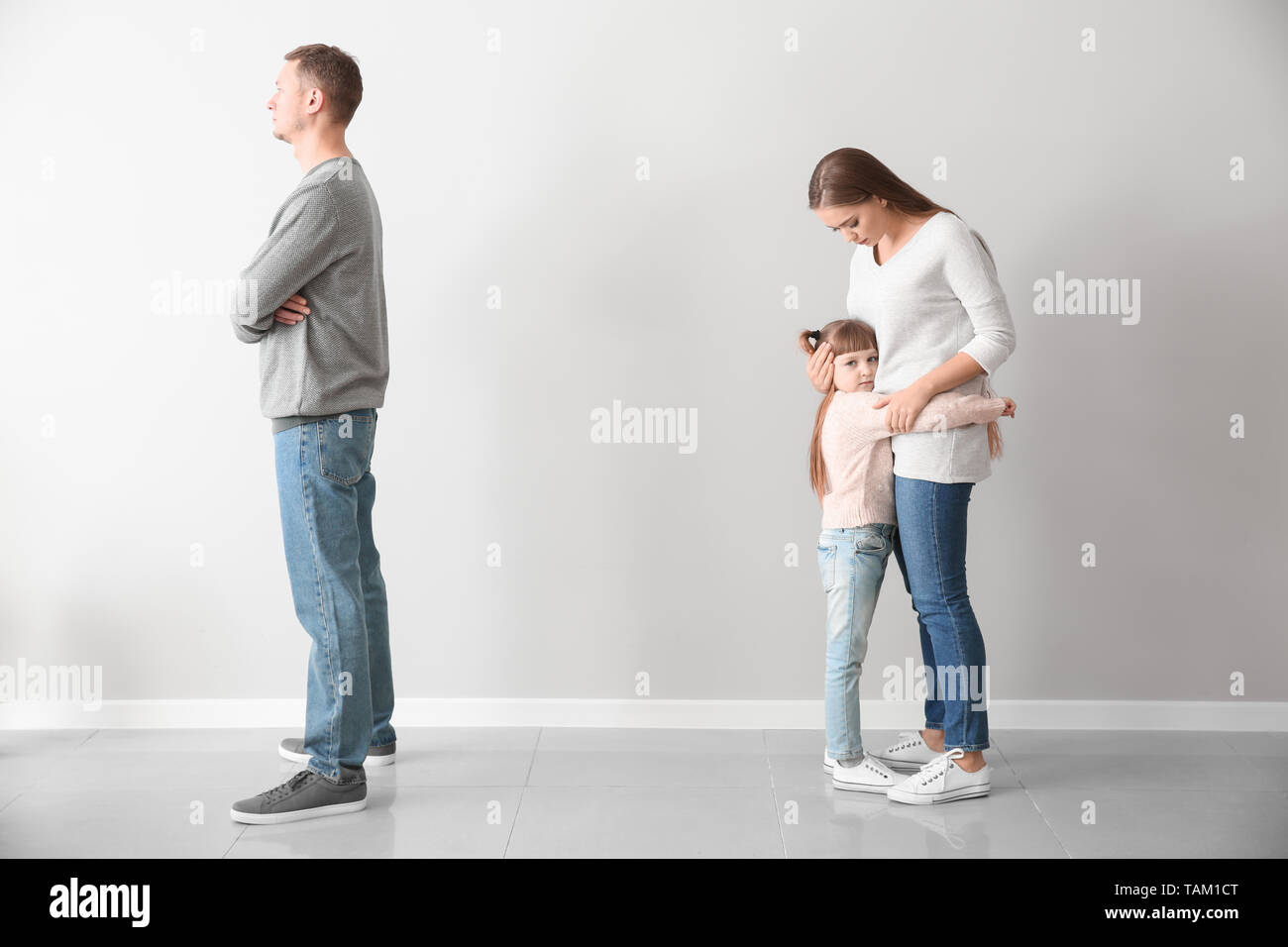Unhappy family hi-res stock photography and images - Alamy
