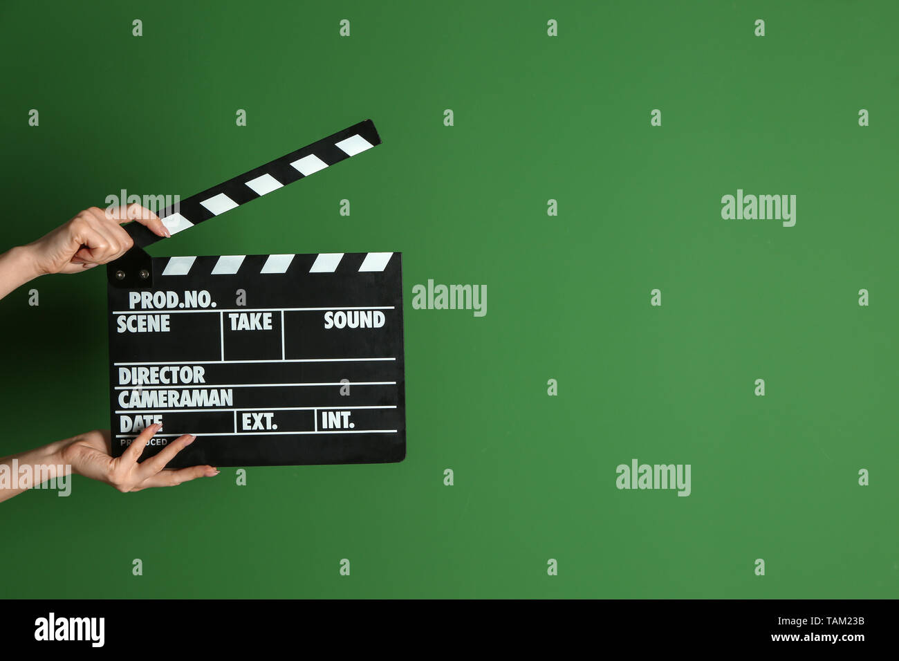 Clap cinema with hands hi-res stock photography and images - Alamy