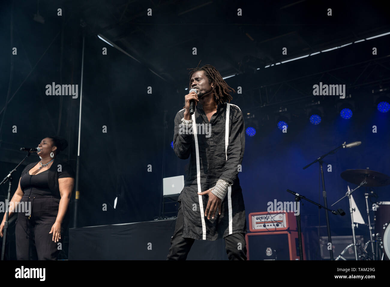 Sudanese-Canadian singer Emmanuel Jal performs at the CBC Music Fest in ...