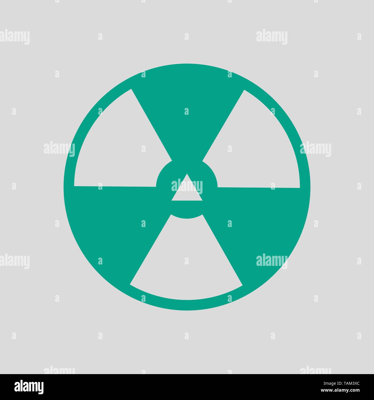 Radioactive sign symbol background green Stock Vector Images - Alamy