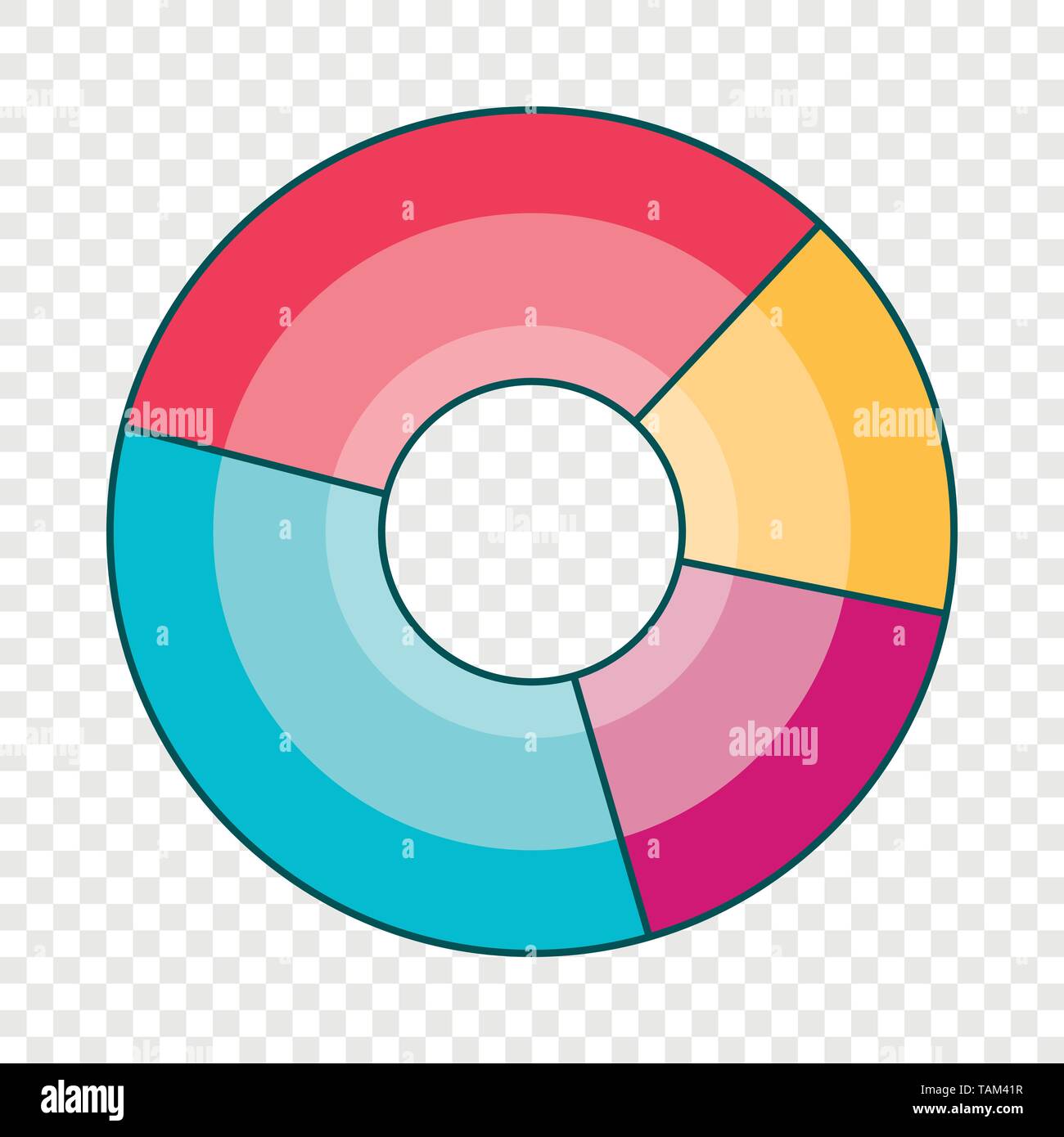 Pie chart icon, cartoon style Stock Vector Image & Art - Alamy