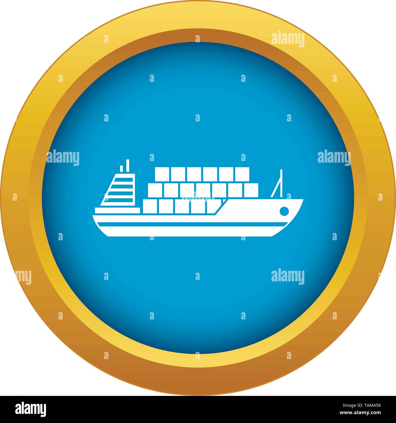 icon blue vector isolated Stock Vector Image & Art - Alamy
