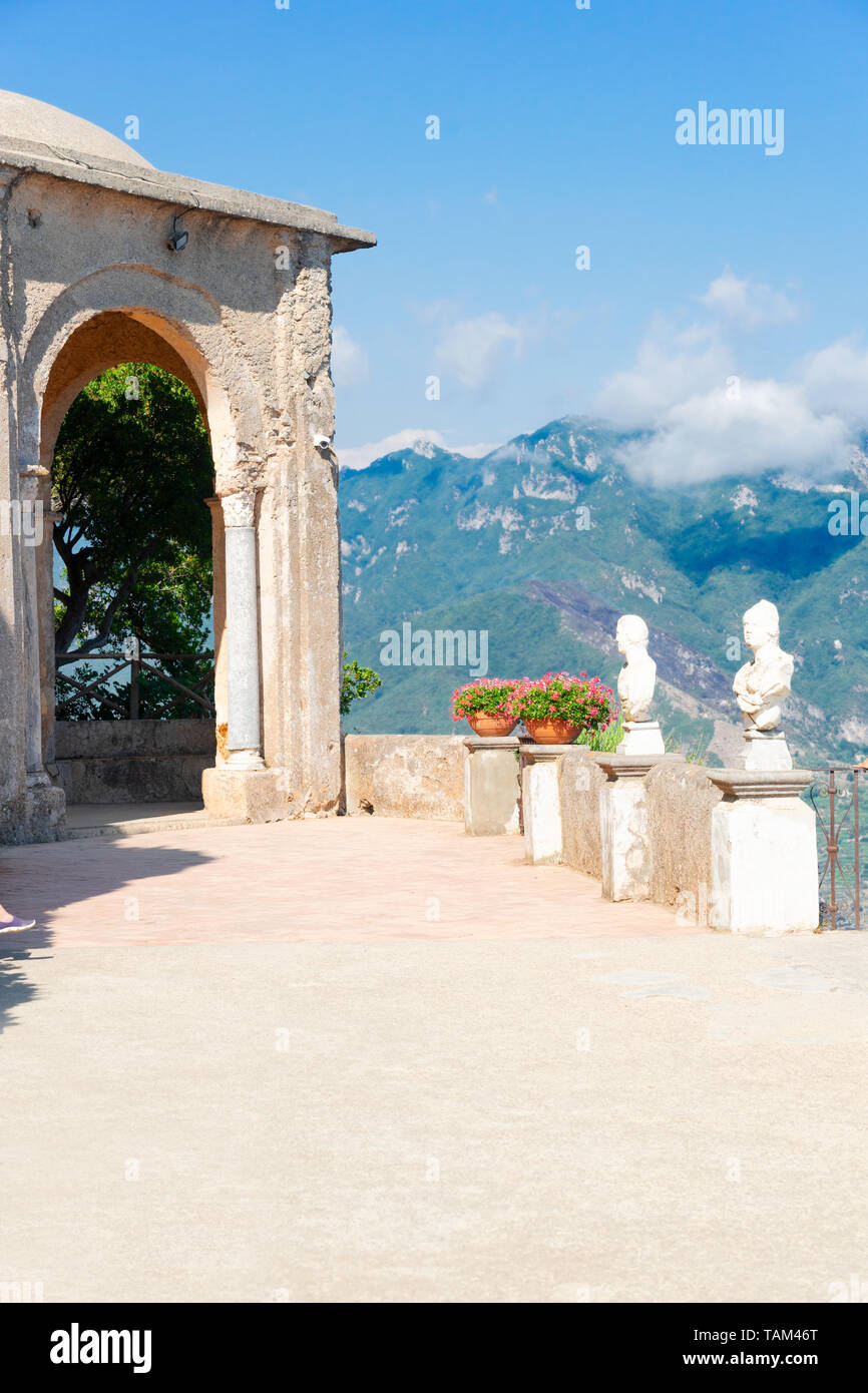 beautiful nature and details of Ravello village, Amalfi coast of Italy ...