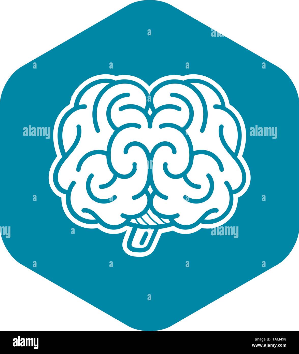 Frontal nerve Stock Vector Images - Alamy