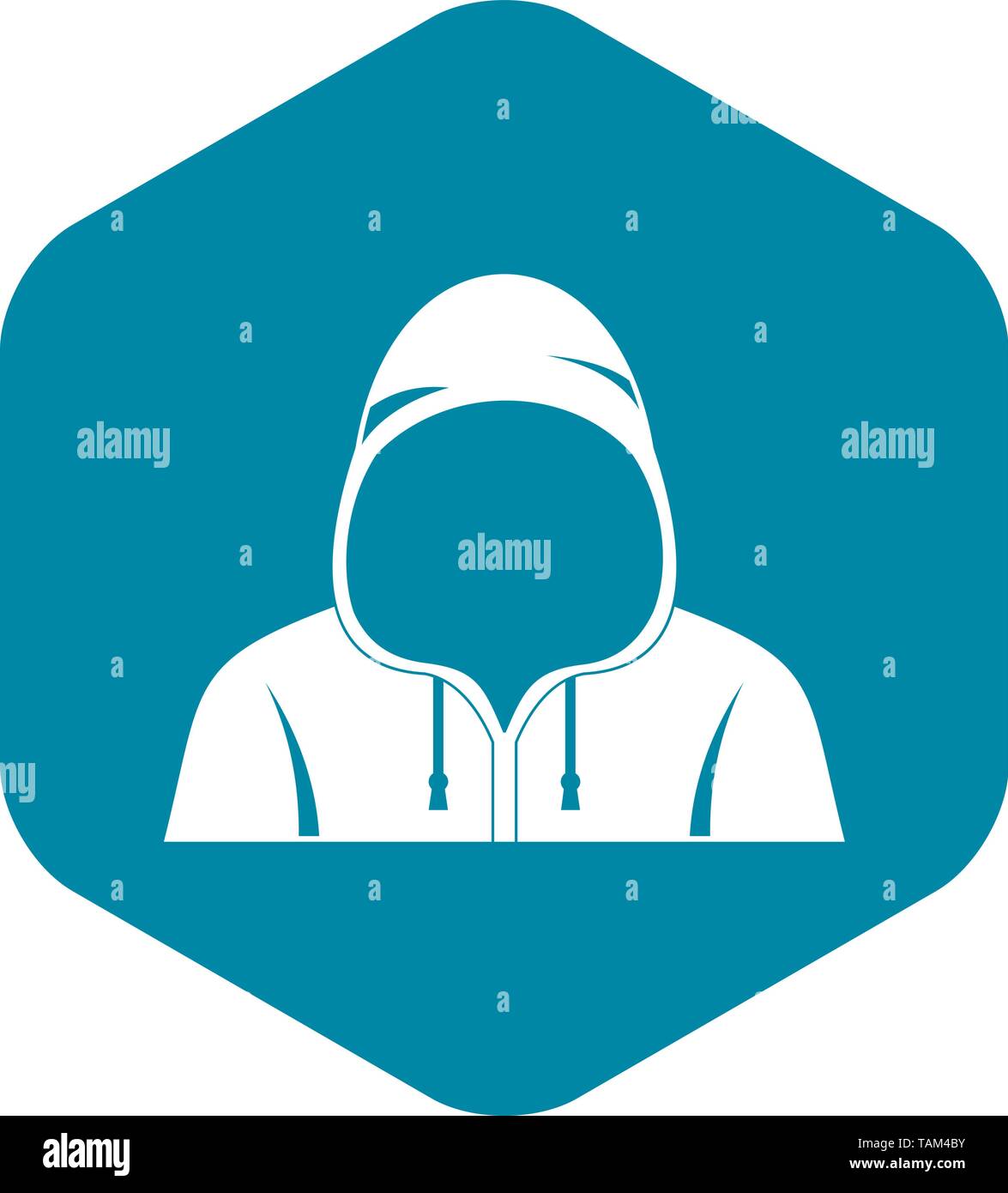 Scary man hoodie Stock Vector Images - Alamy