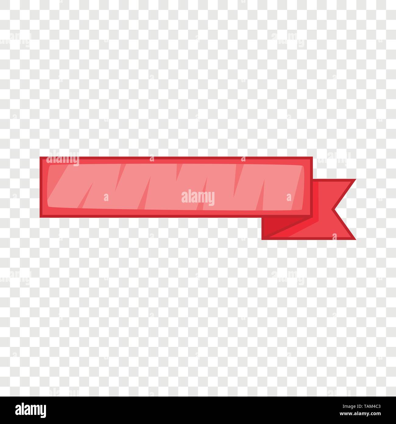 Red ribbon icon, cartoon style Stock Vector Image & Art - Alamy