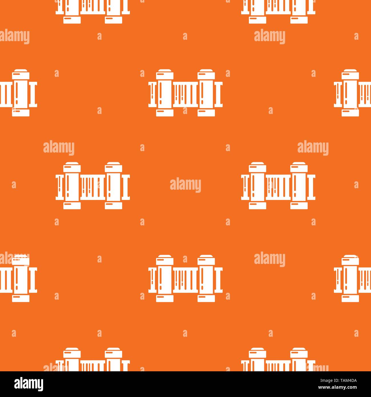 Fence architecture pattern vector orange Stock Vector Image & Art - Alamy