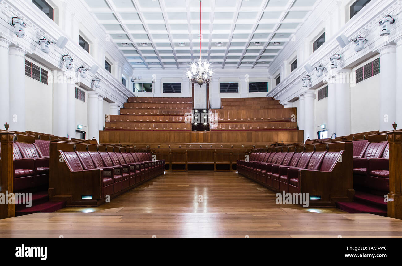 SINGAPORE-MAY 01 2017:The Arts House Chamber Stock Photo - Alamy