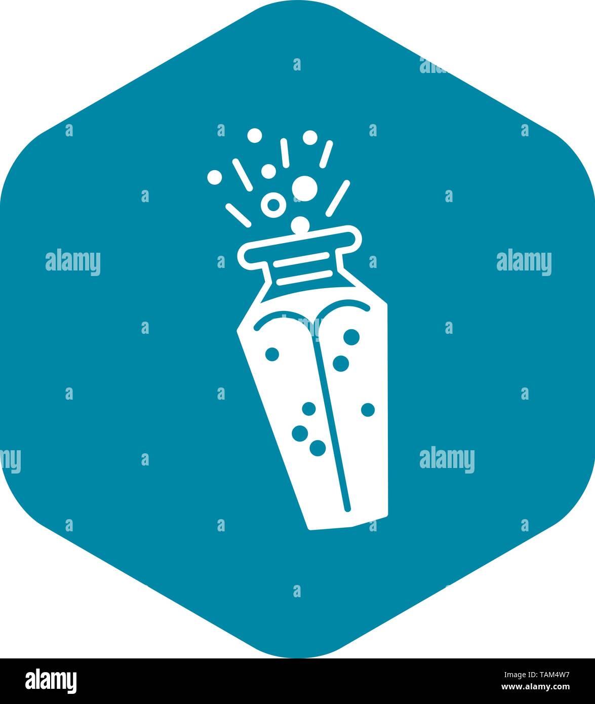 Magic bottle potion icon, simple style Stock Vector Image & Art - Alamy