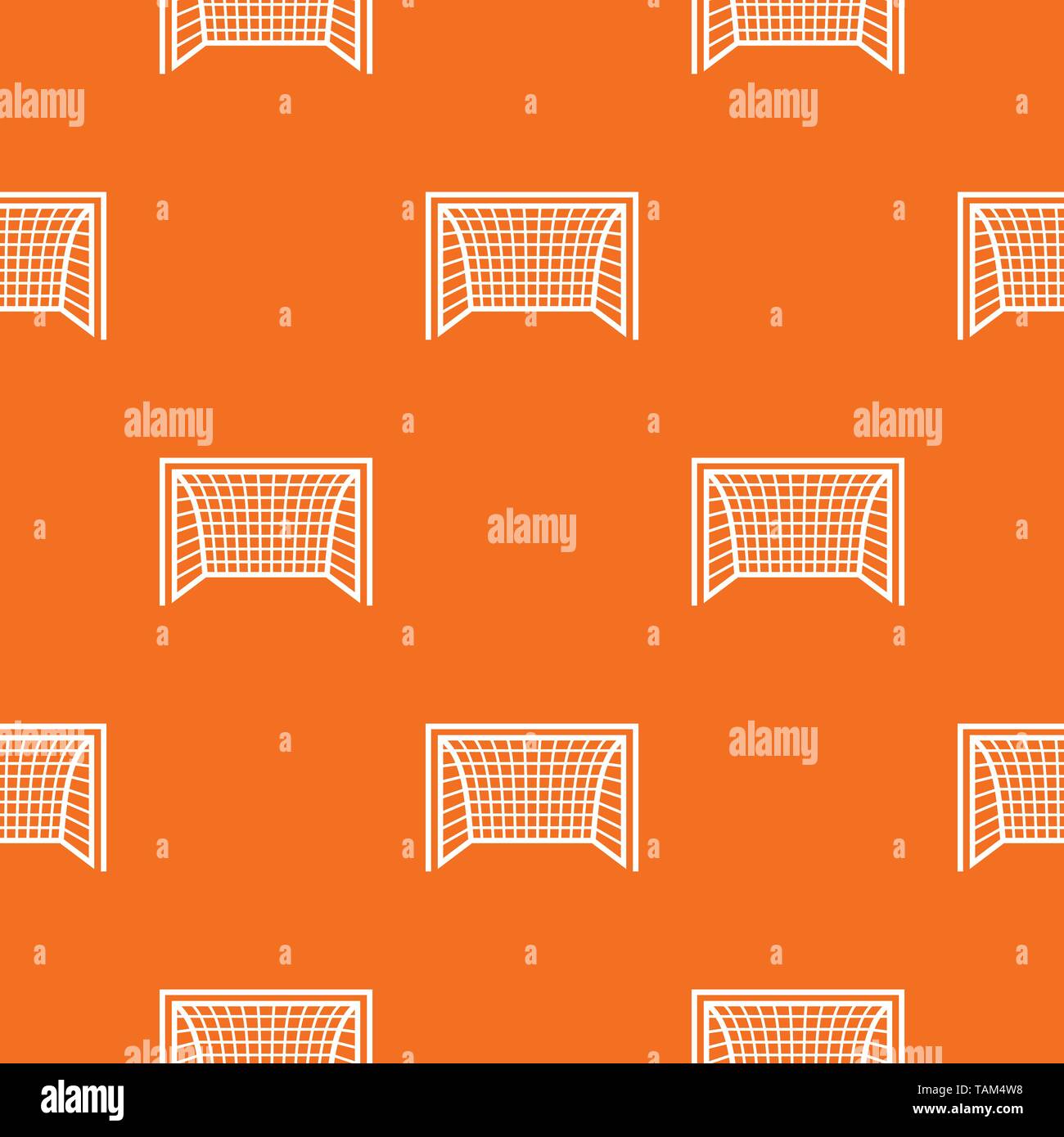 Goal football pattern vector orange Stock Vector Image & Art - Alamy