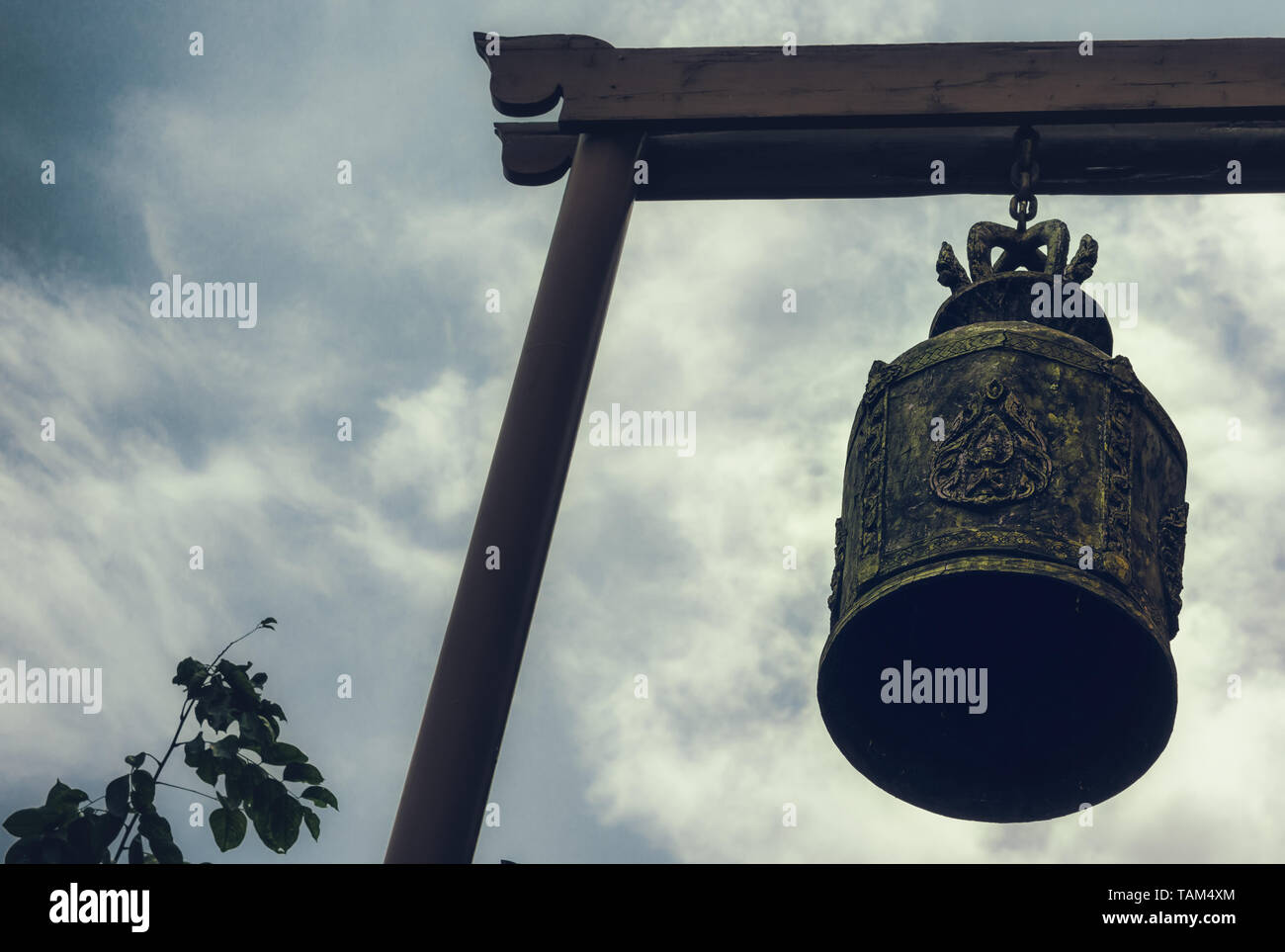A big, old bell in Thailand,Asia Stock Photo - Alamy