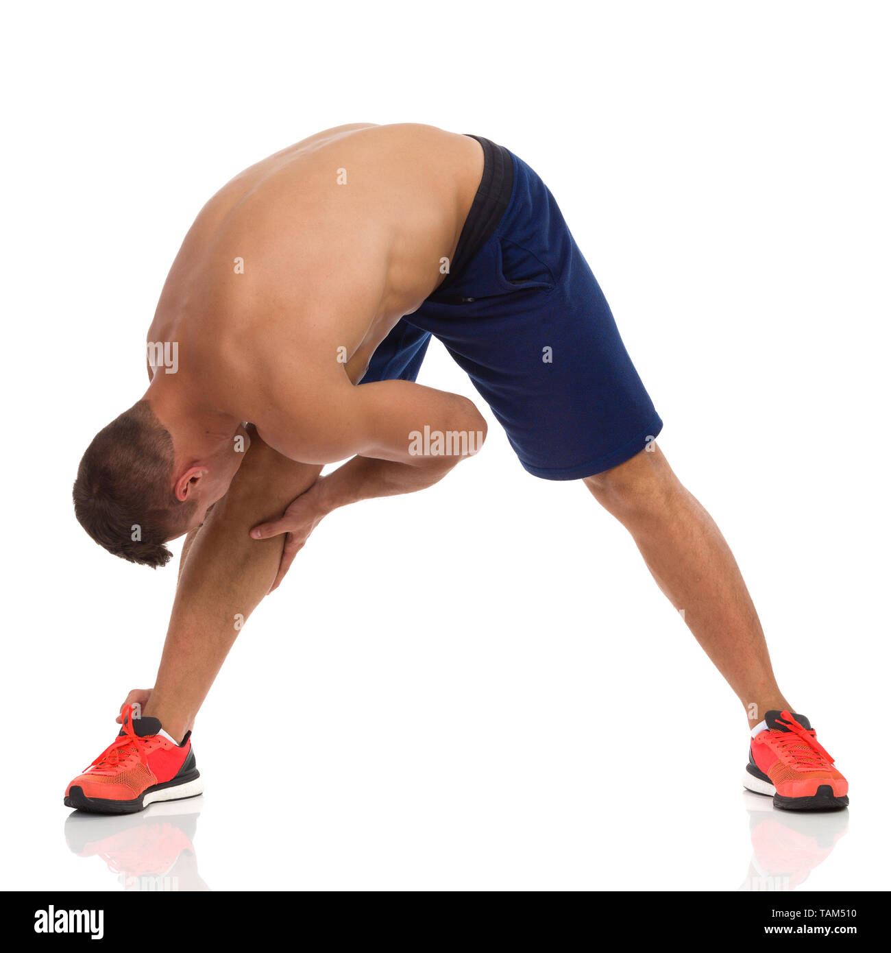 Back muscle exercises Cut Out Stock Images & Pictures - Alamy