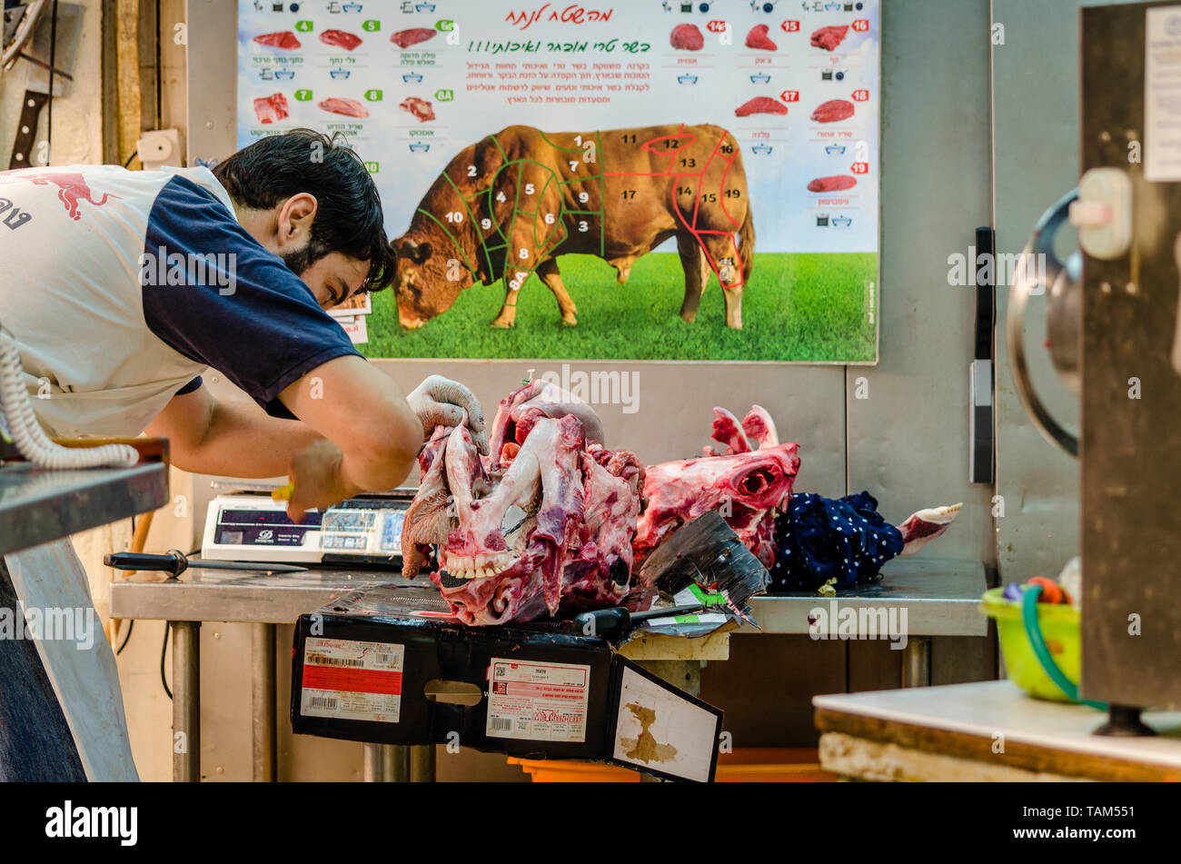 Kosher butcher hi-res stock photography and images - Alamy