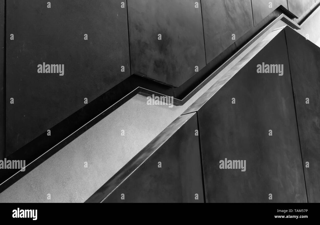 Stair railings Black and White Stock Photos & Images - Alamy