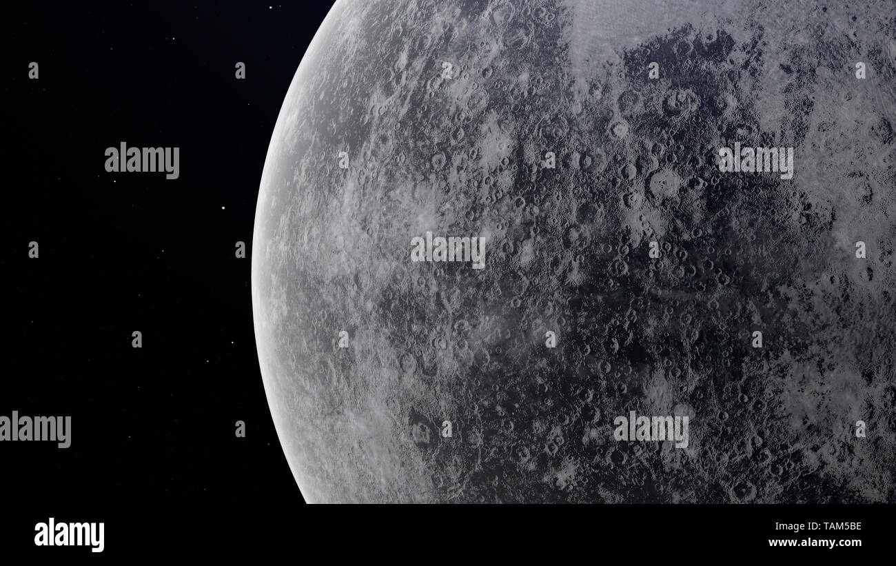 Mercury surface crater hi-res stock photography and images - Alamy