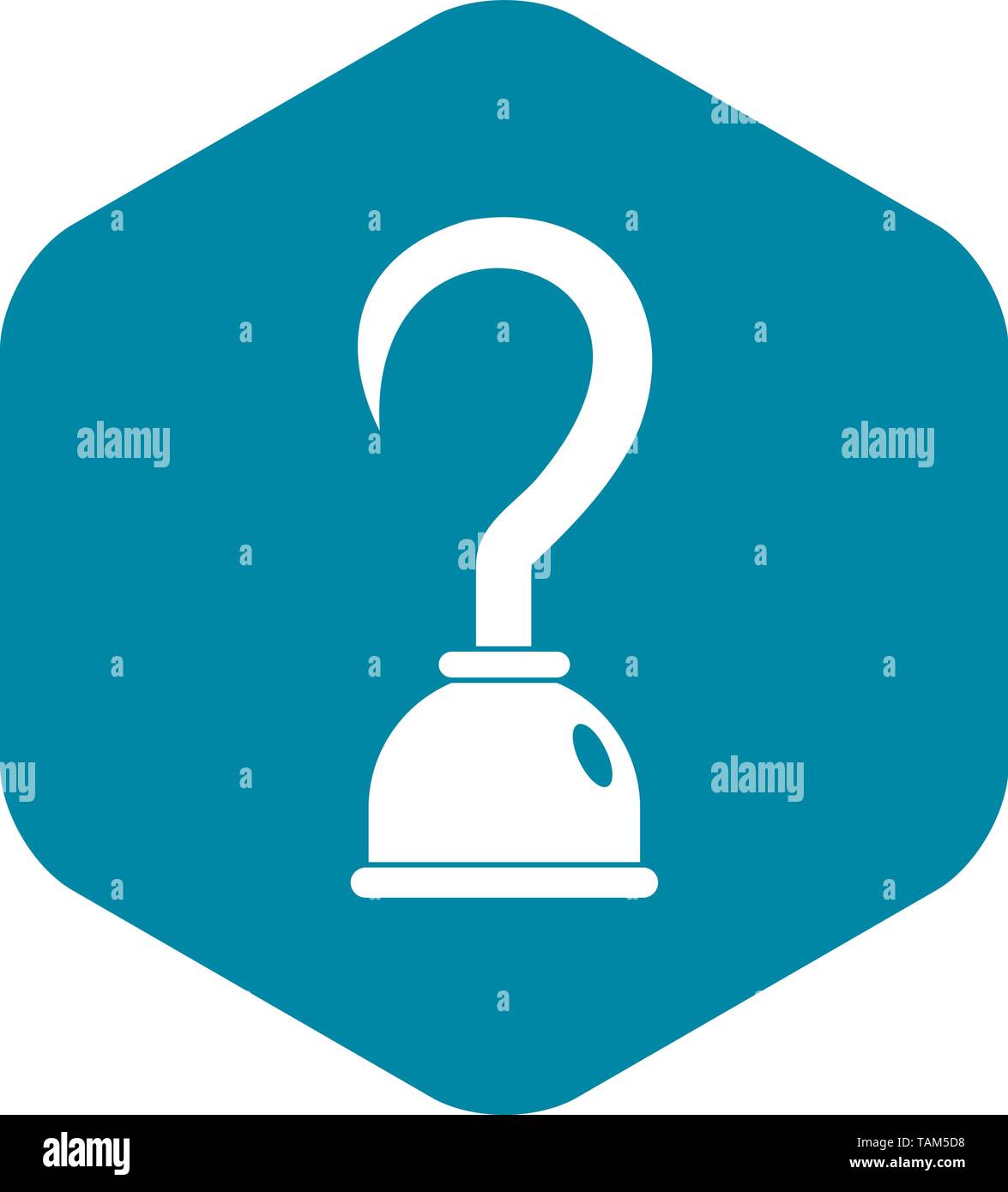 Hook icon, simple style Stock Vector Image & Art - Alamy