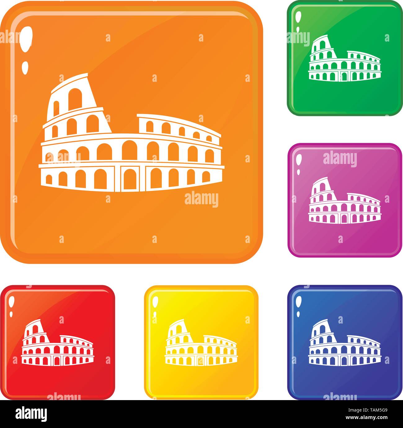 Historic rome sight Stock Vector Images - Alamy