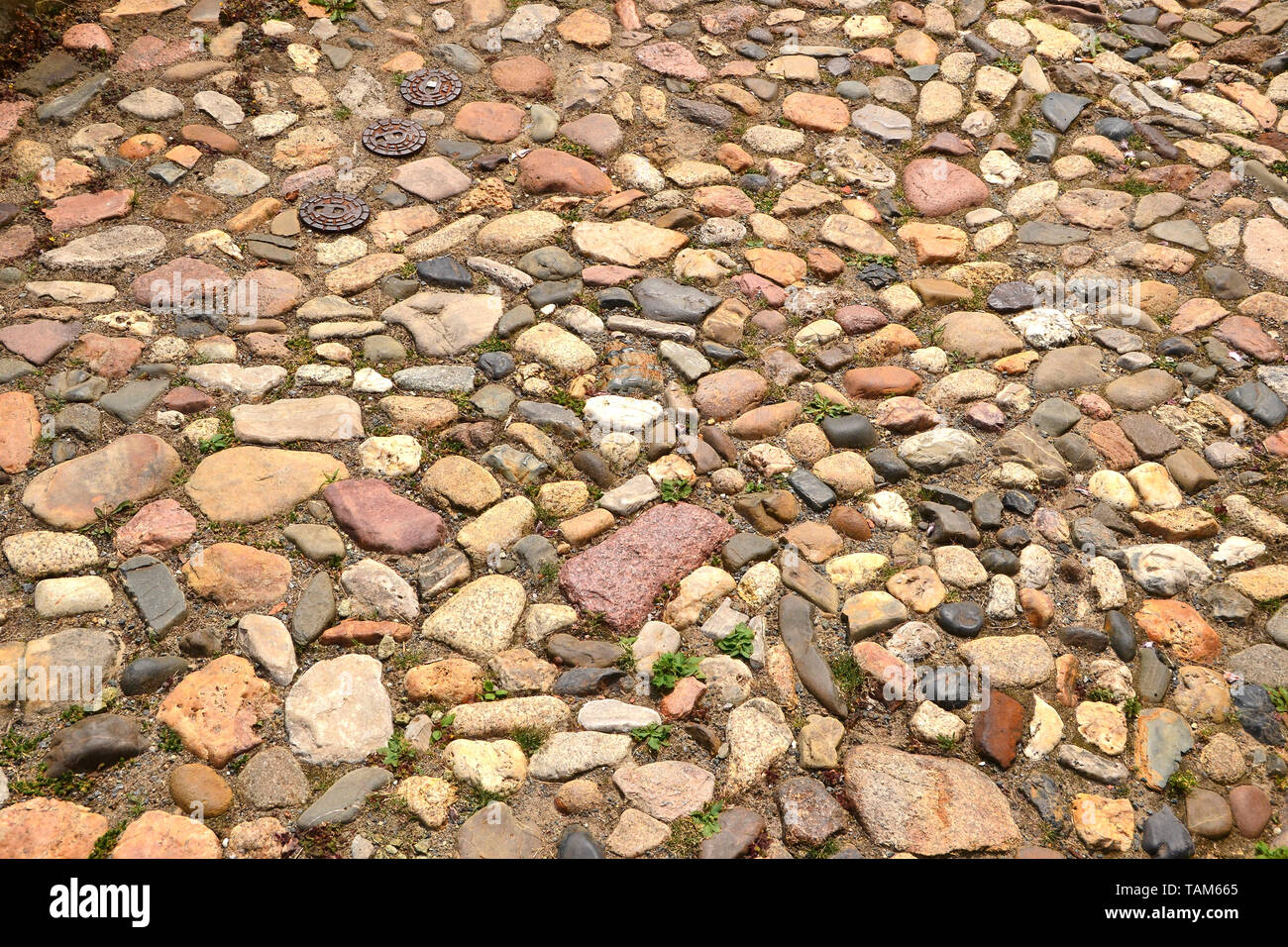 Coloured paving stones hi-res stock photography and images - Alamy
