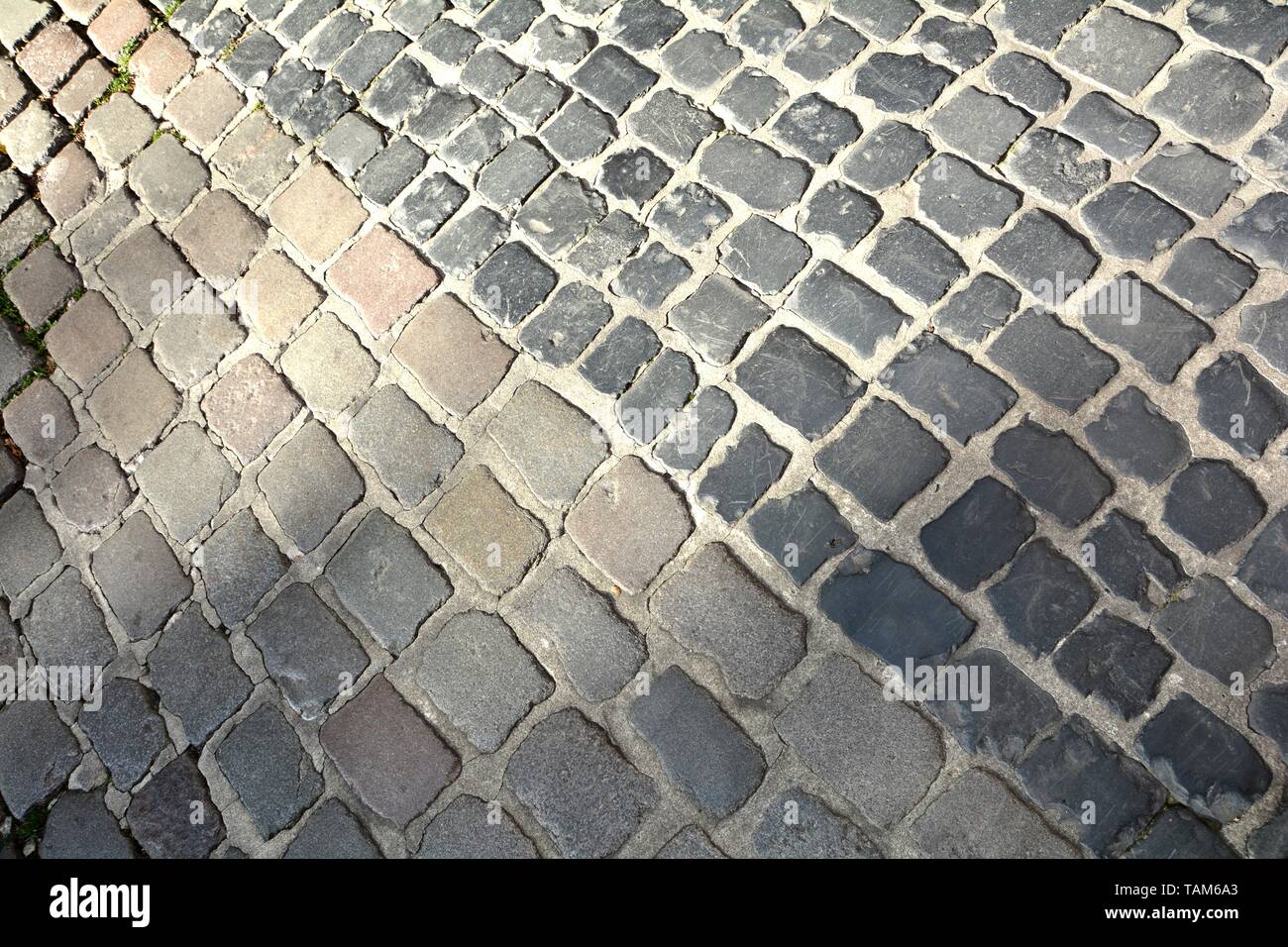 Coloured paving stones hi-res stock photography and images - Alamy