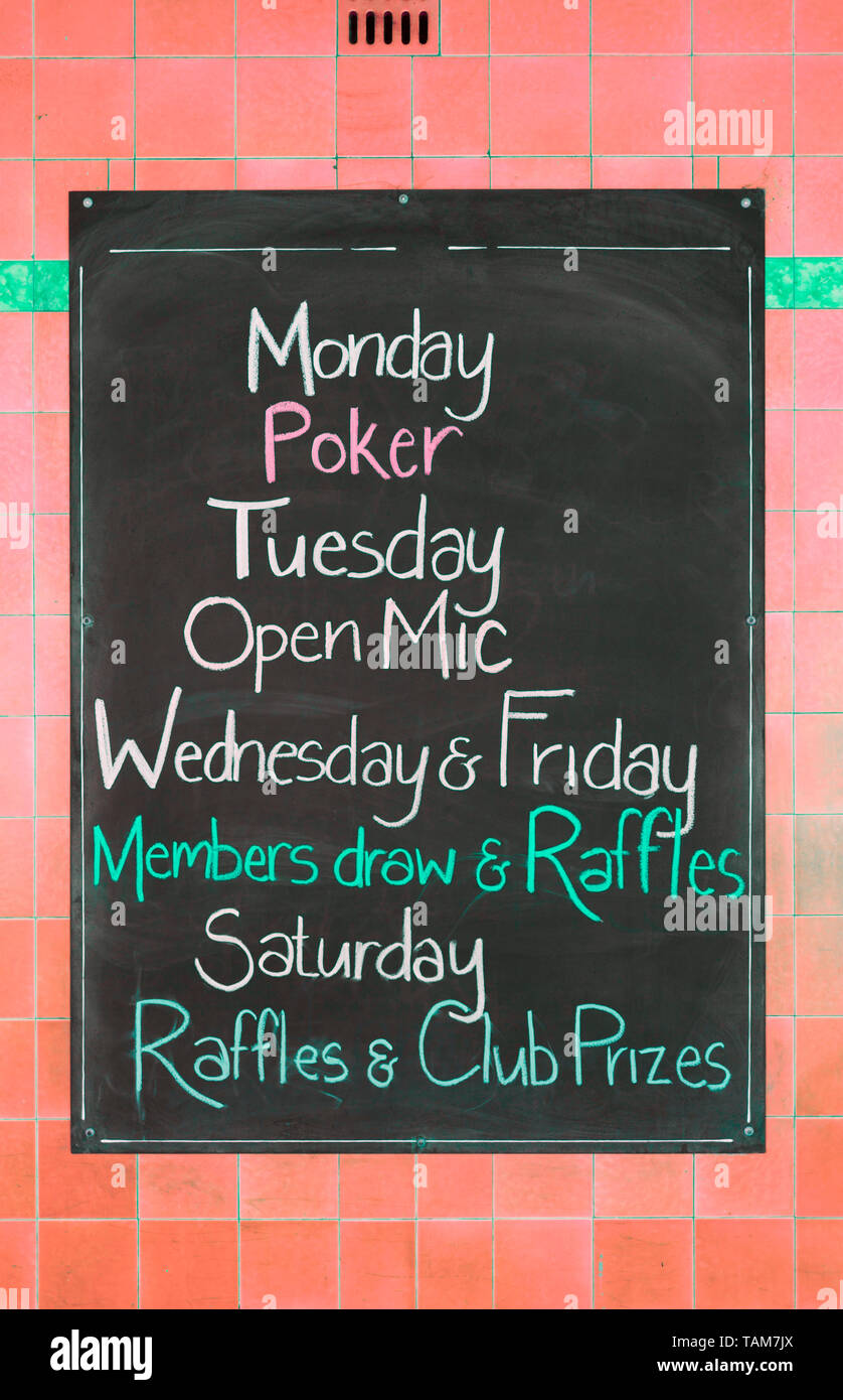 Hotel notice board hi-res stock photography and images - Alamy