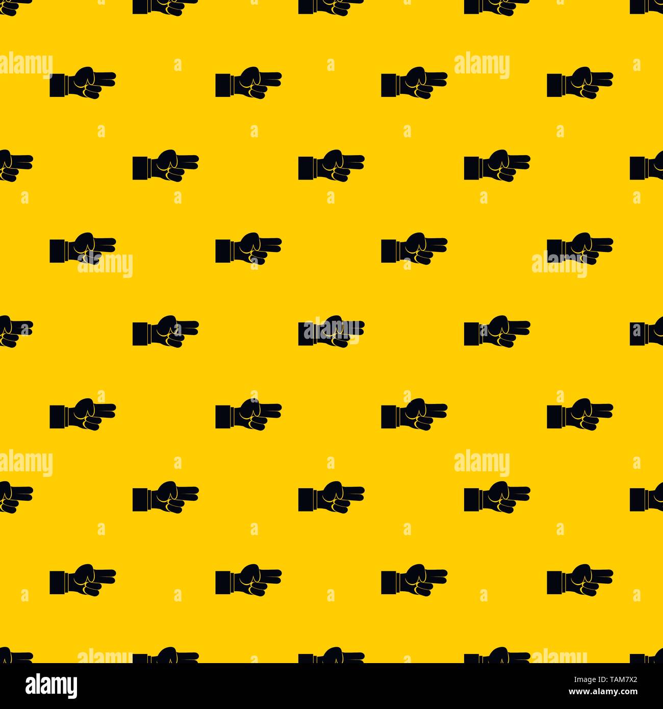 Hand showing two fingers pattern vector Stock Vector Image & Art - Alamy