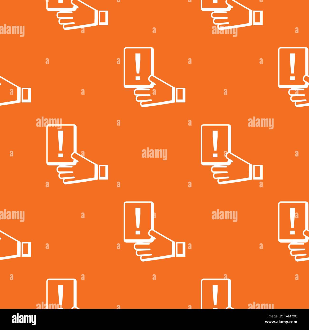 Football orange card Stock Vector Images - Alamy