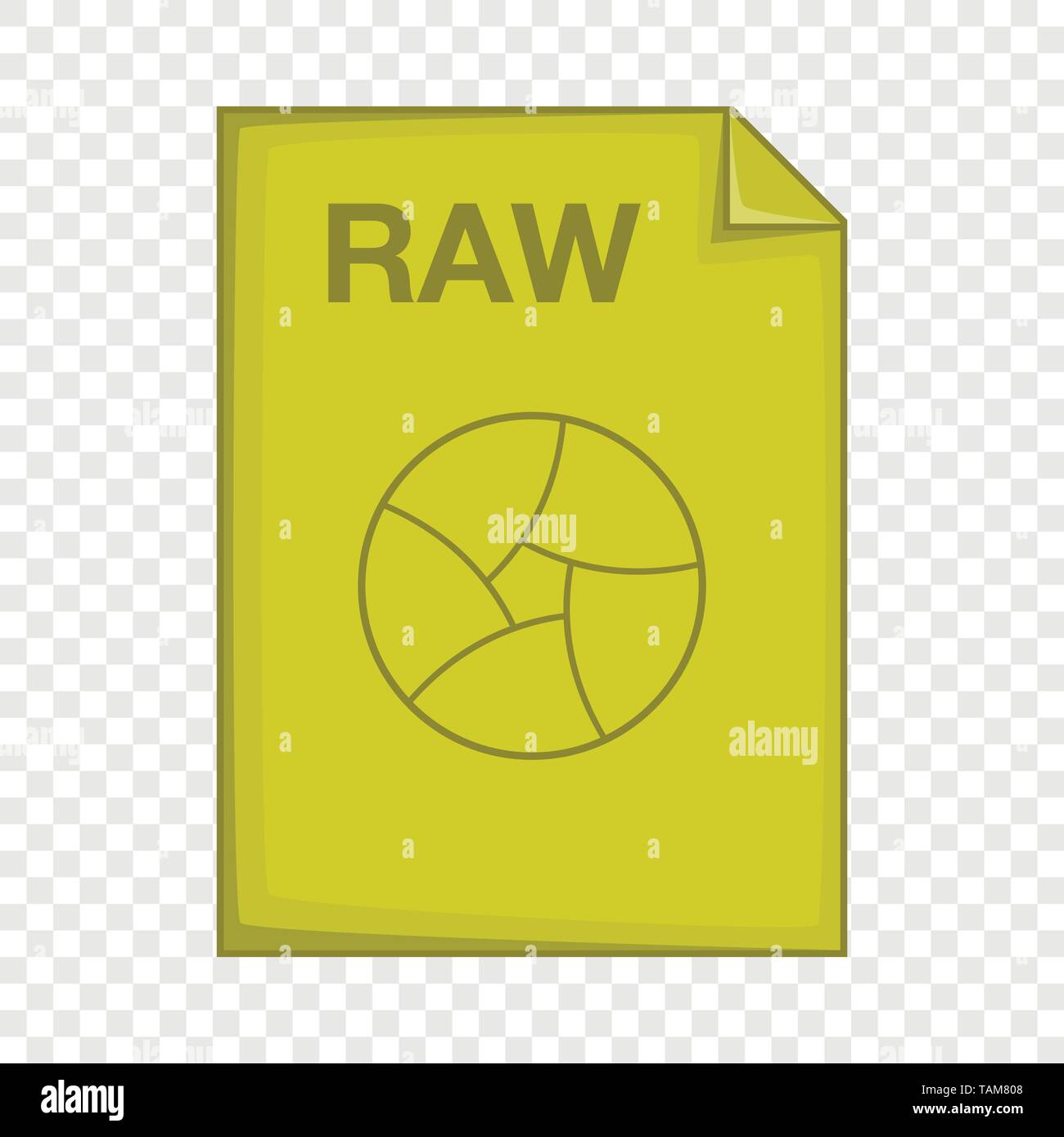 RAW file icon, cartoon style Stock Vector Image & Art - Alamy