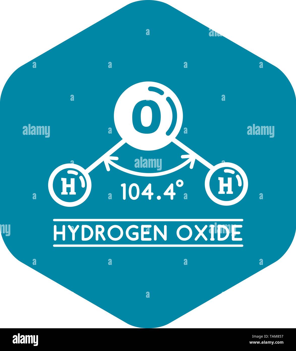 Water molecule icon, simple style Stock Vector Image & Art - Alamy