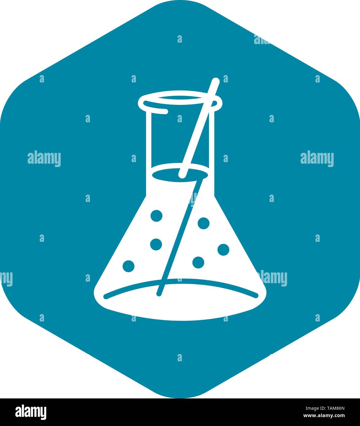 Boiling flask icon, simple style Stock Vector Image & Art - Alamy