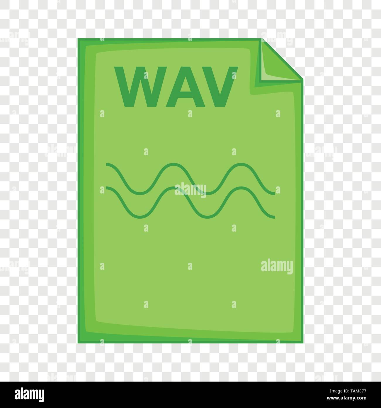 WAV file icon, cartoon style Stock Vector Image & Art - Alamy