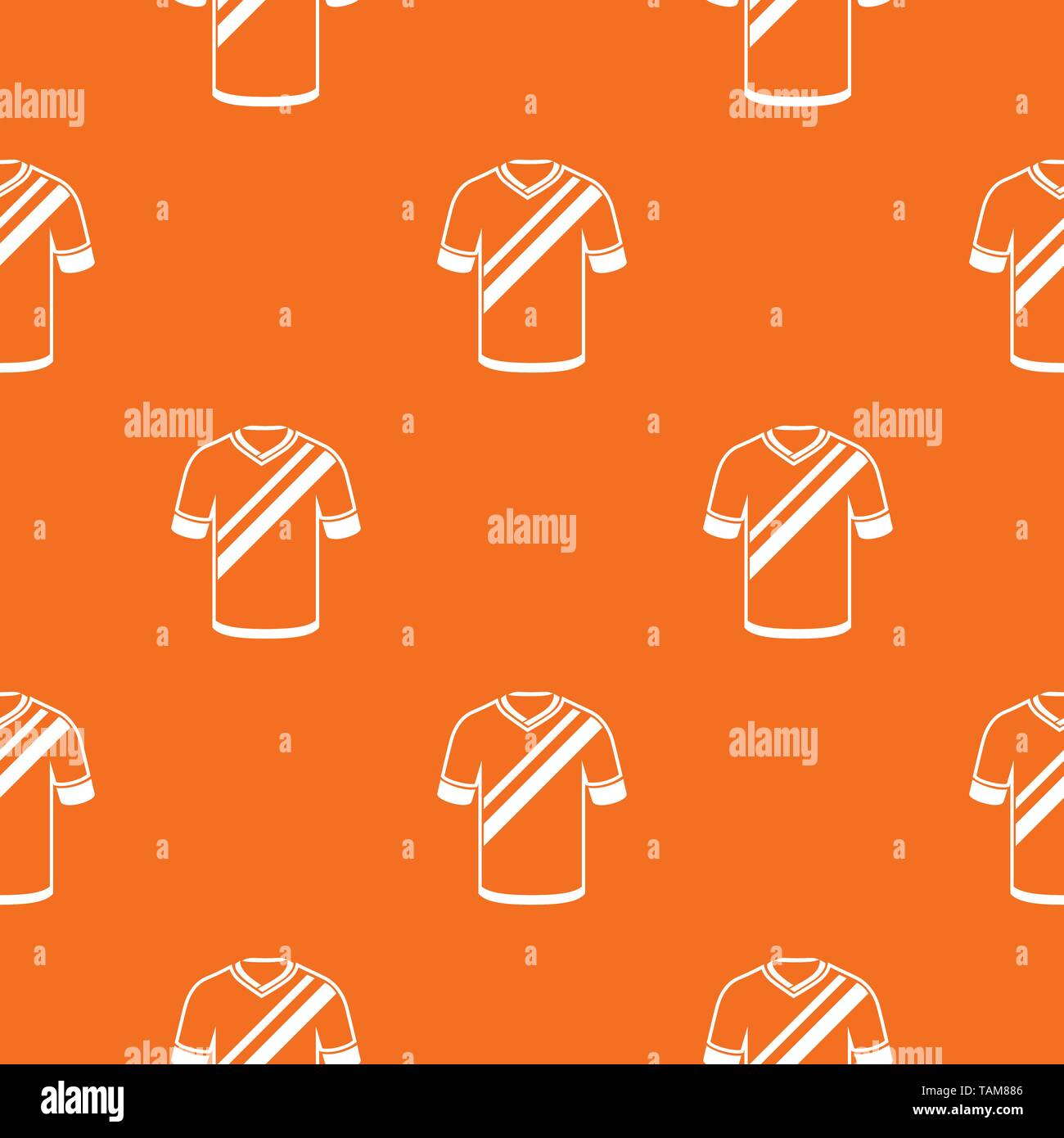 Shirt football pattern vector orange Stock Vector Image & Art - Alamy
