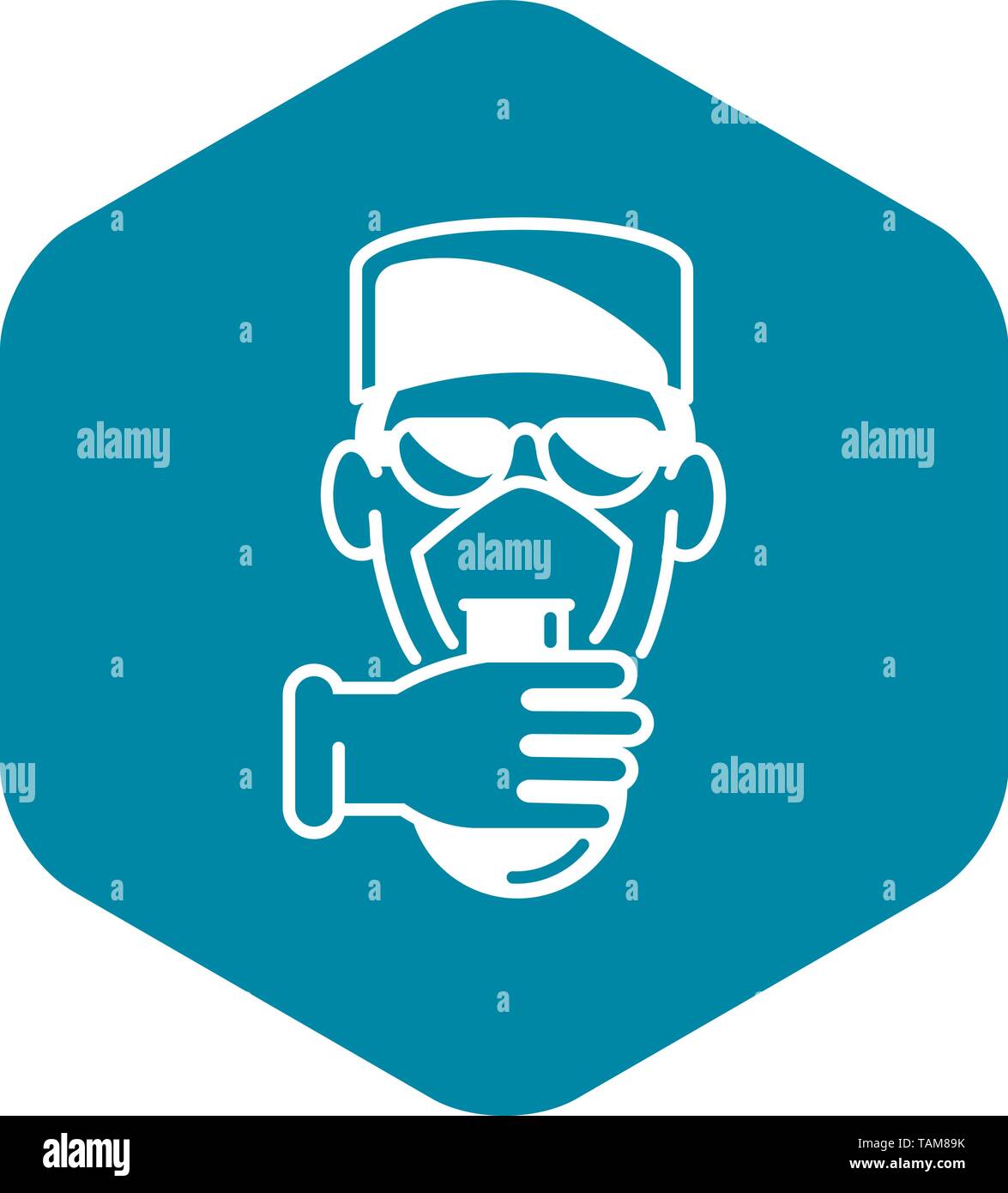 Lab frock Stock Vector Images - Alamy