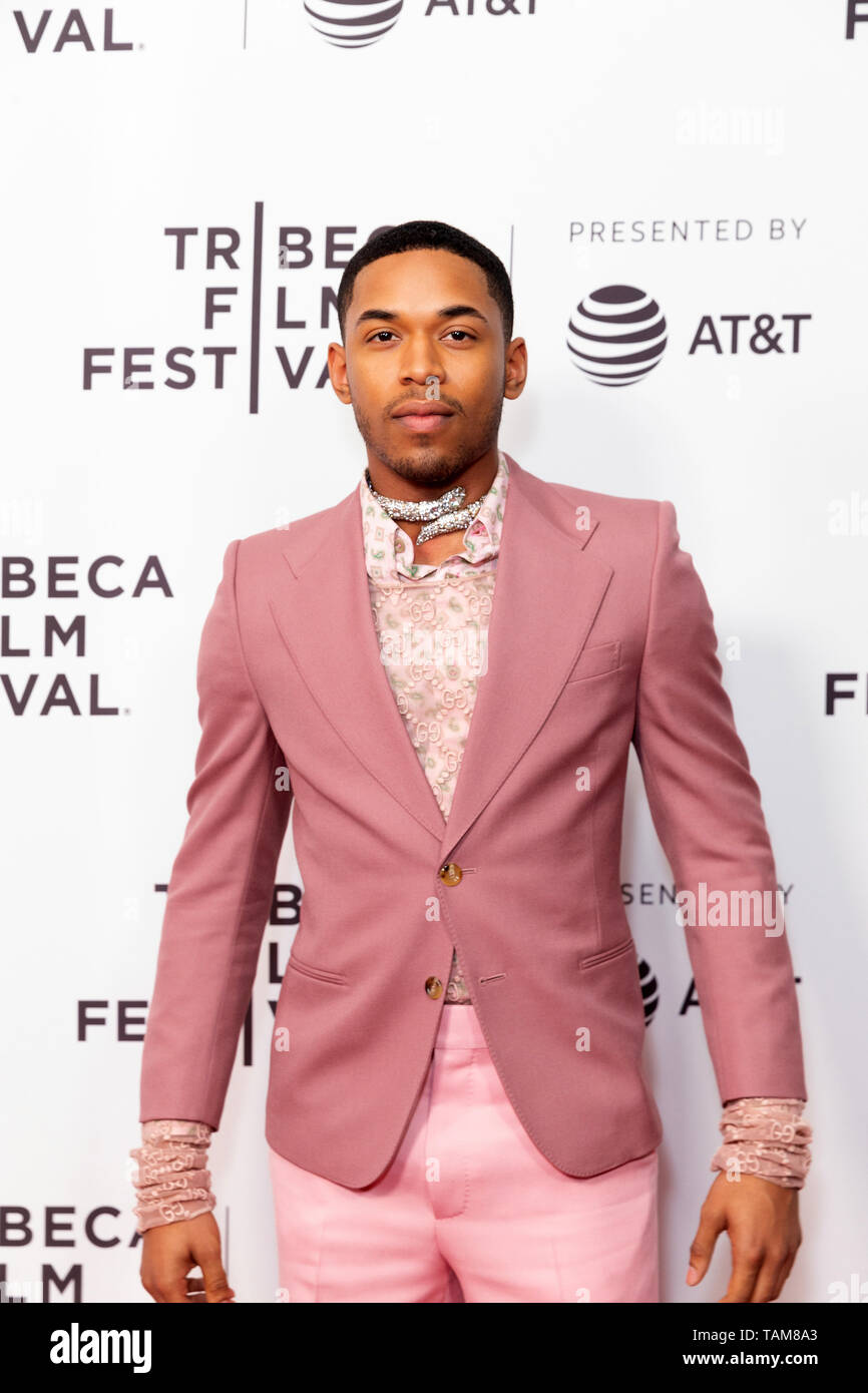 NEW YORK, NEW YORK - APRIL 27: Kelvin Harrison, Jr. attends "Gully ...