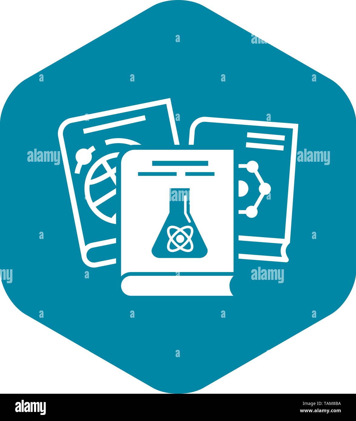 Chemistry books icon, simple style Stock Vector Image & Art - Alamy