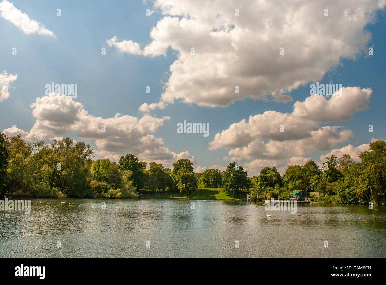 Hampstead ponds london swimming hi-res stock photography and images - Alamy