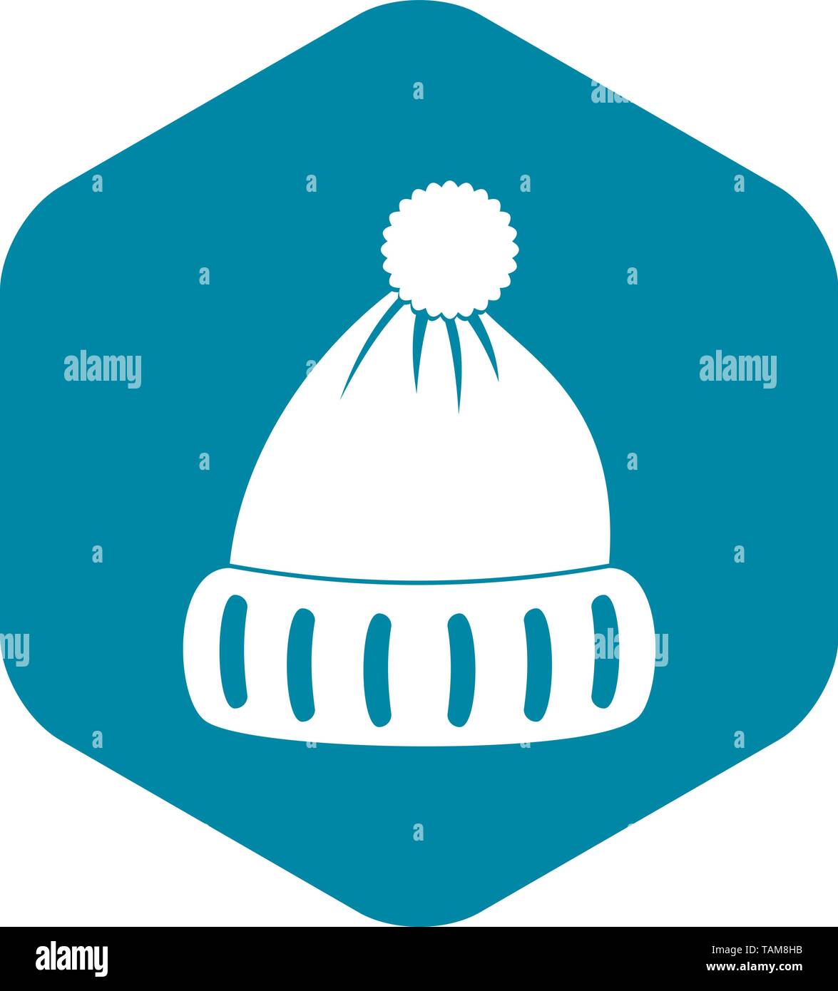 Wearing woolen cap Stock Vector Images - Alamy